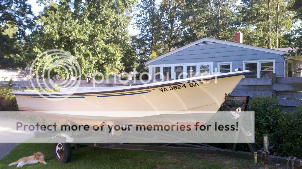 17' 2002 Maycraft 1700T Skiff (Tiller model) hull and trailer $950 ...