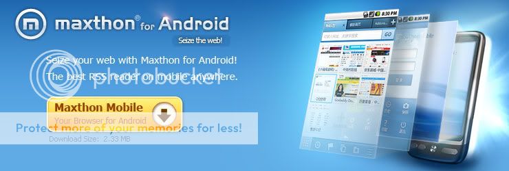Maxthon Mobile Browser 2.1-Trình duyệt web nhiều tính năng và mạnh mẽ ...
