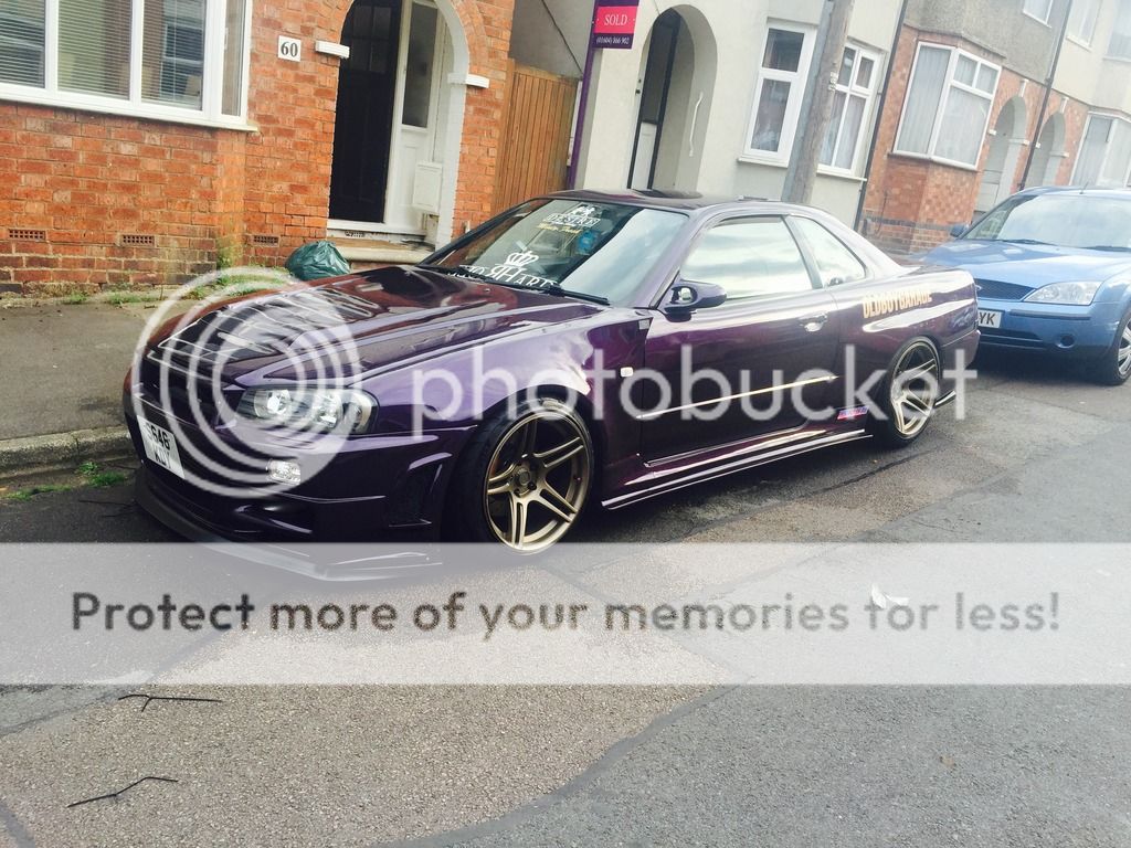 Skyline R34 GTT Sunline racing kitted | Driftworks Forum