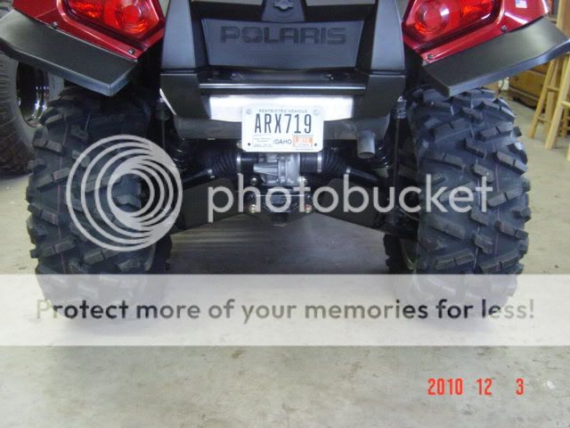 Help-best location for Touring license plate??? | Polaris ATV Forum